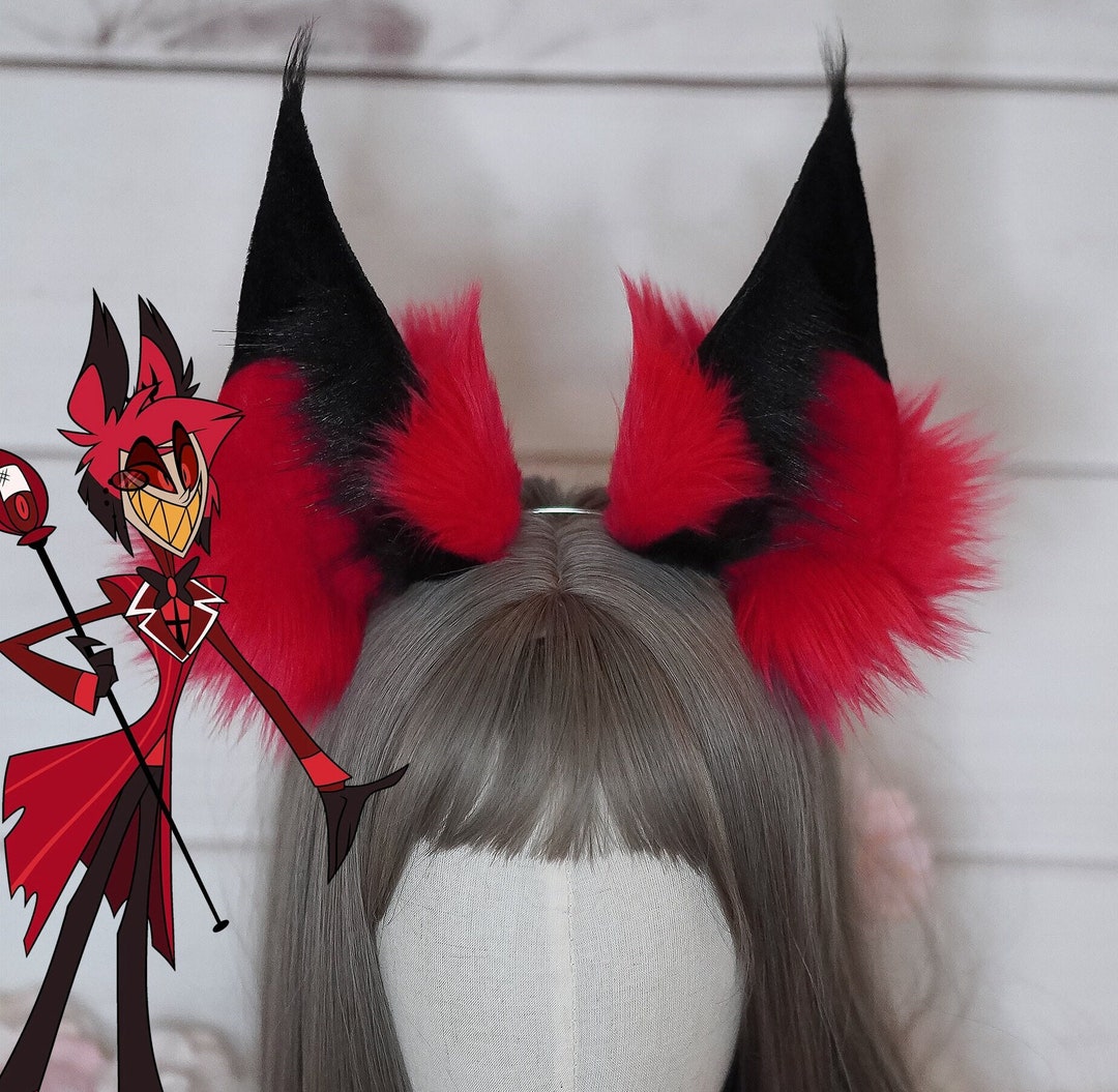 Alastor Hazbin Hotel Cosplay Ears Fox Ears Alastor Cosplay - Etsy.de
