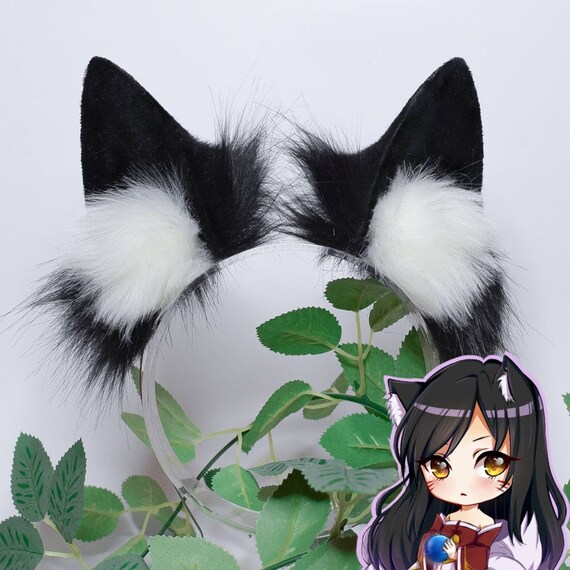 Classic Ahri Black Fox Ears League of Legends - Etsy