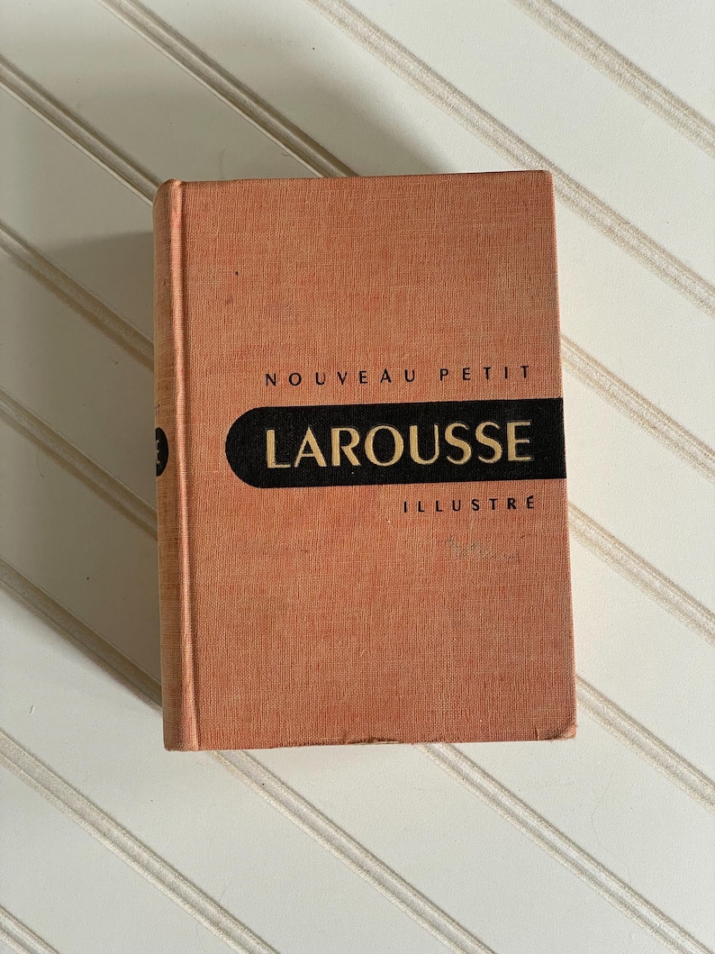 1952 Illustrated French Dictionary Nouveau Petit Larousse, French Book ...