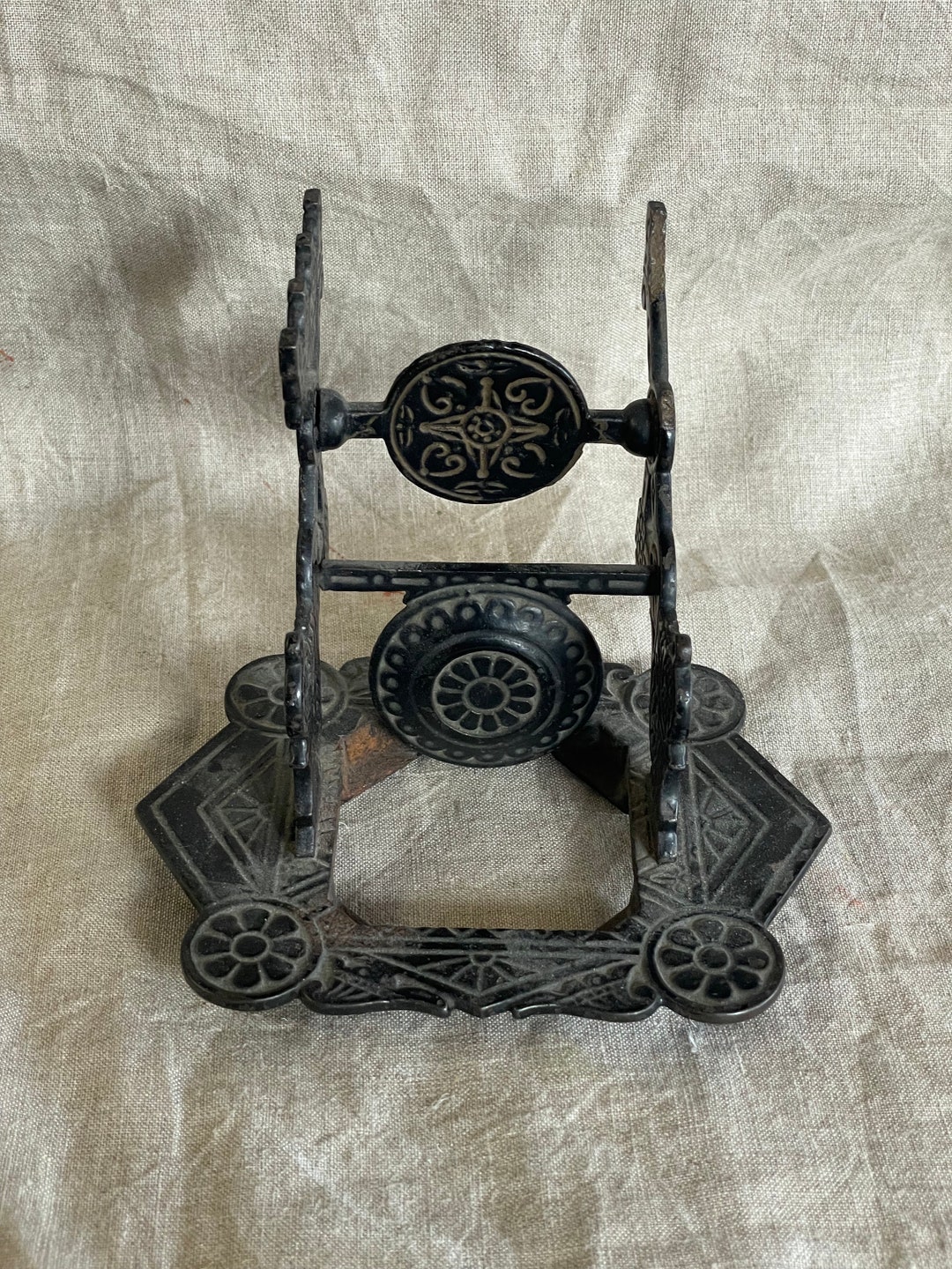 Antique Eastlake Victorian Inkwell Stand - Side is Missing and No Jar ...