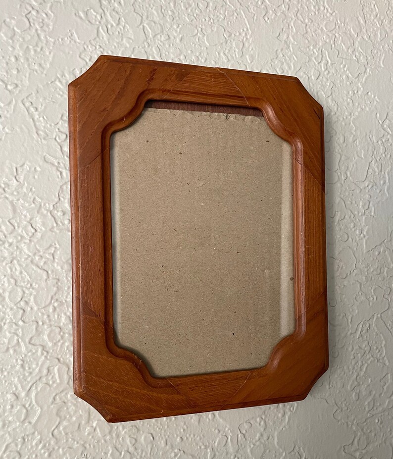 Vintage Fetco Wooden Scalloped Picture Frame 5x7 - Etsy