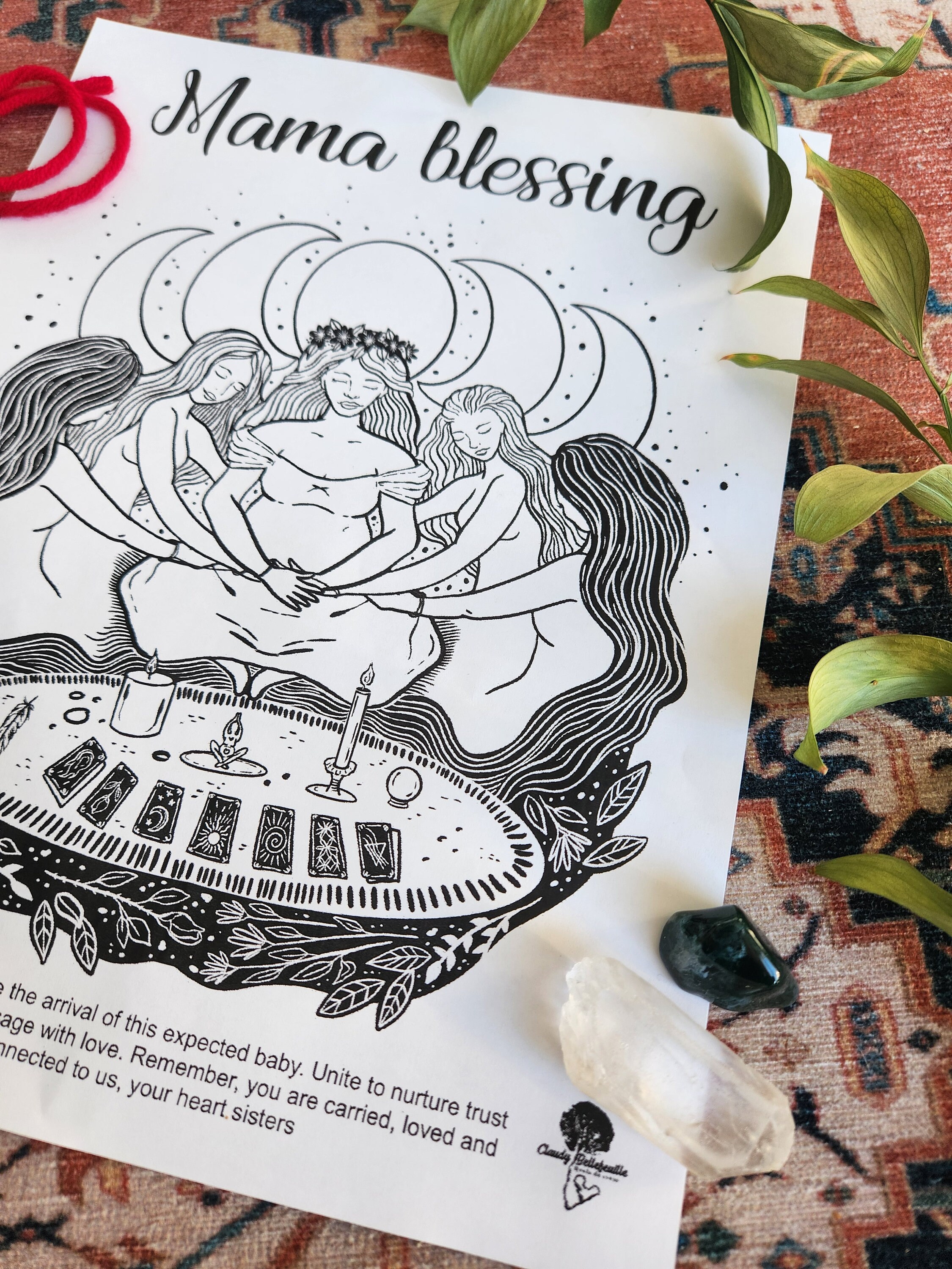 Maternity and Birth Coloring Page Mama Blessing - Etsy Australia