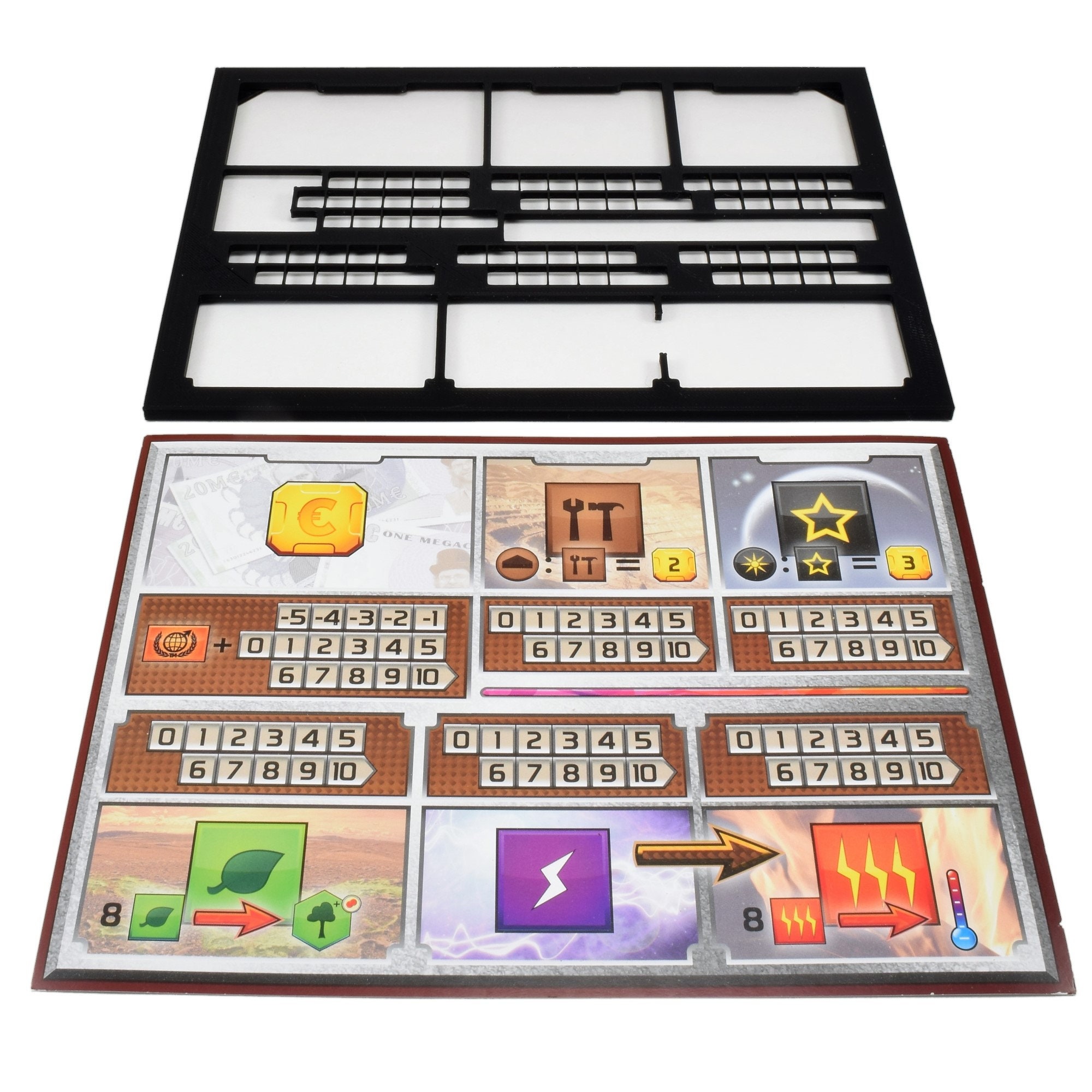 Terraforming Mars Player Board Overlay set of 5 | Etsy UK