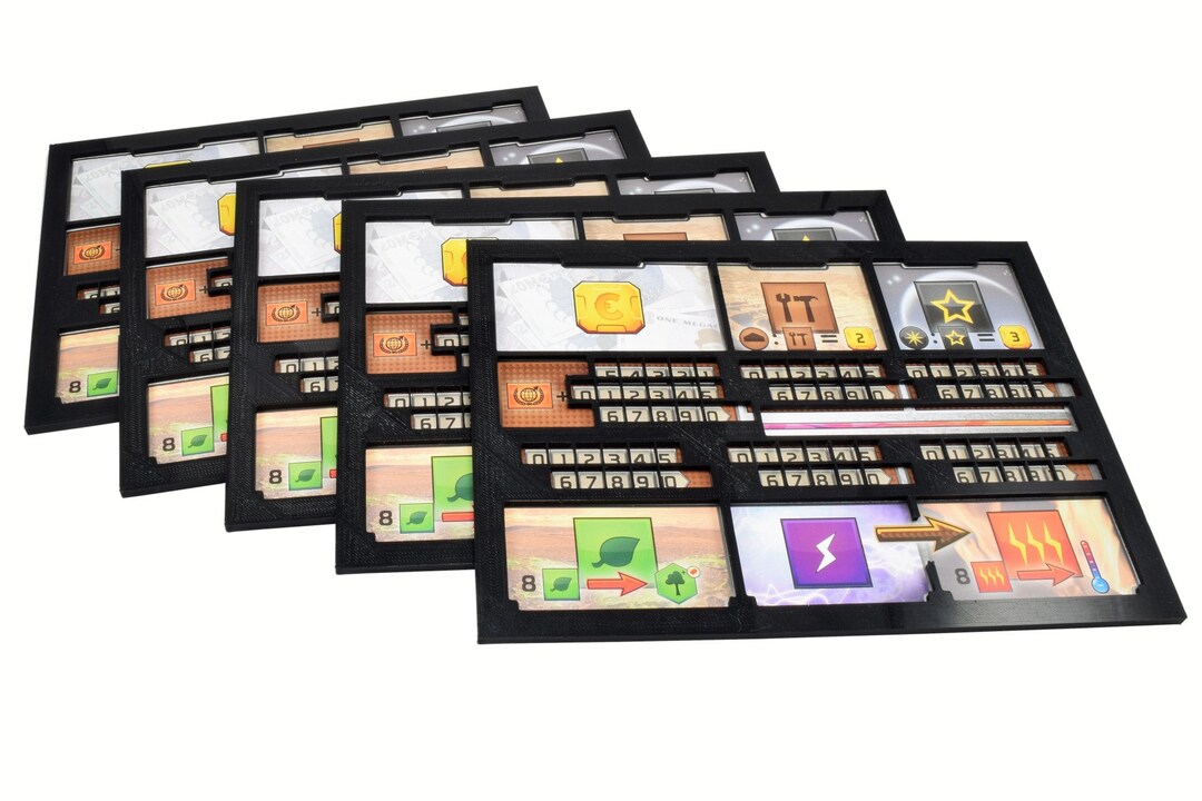 Terraforming Mars Player Board Overlay set of 5 - Etsy UK