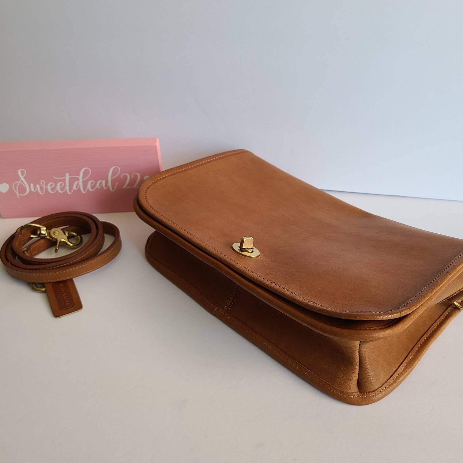 Vintage Coach Original NYC British Tan Convertible Clutch | Etsy