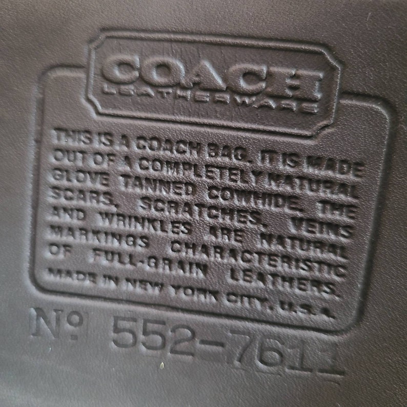 Vintage Coach Original NYC Flannel Gray Dinky Bag | Etsy