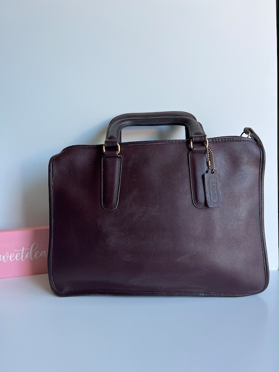 coach vintage nyc burgundy - Gem