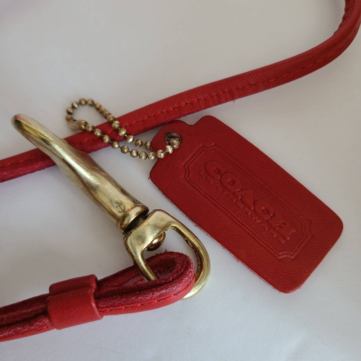 Vintage Coach Original NYC Red Basic Bag W/original - Etsy
