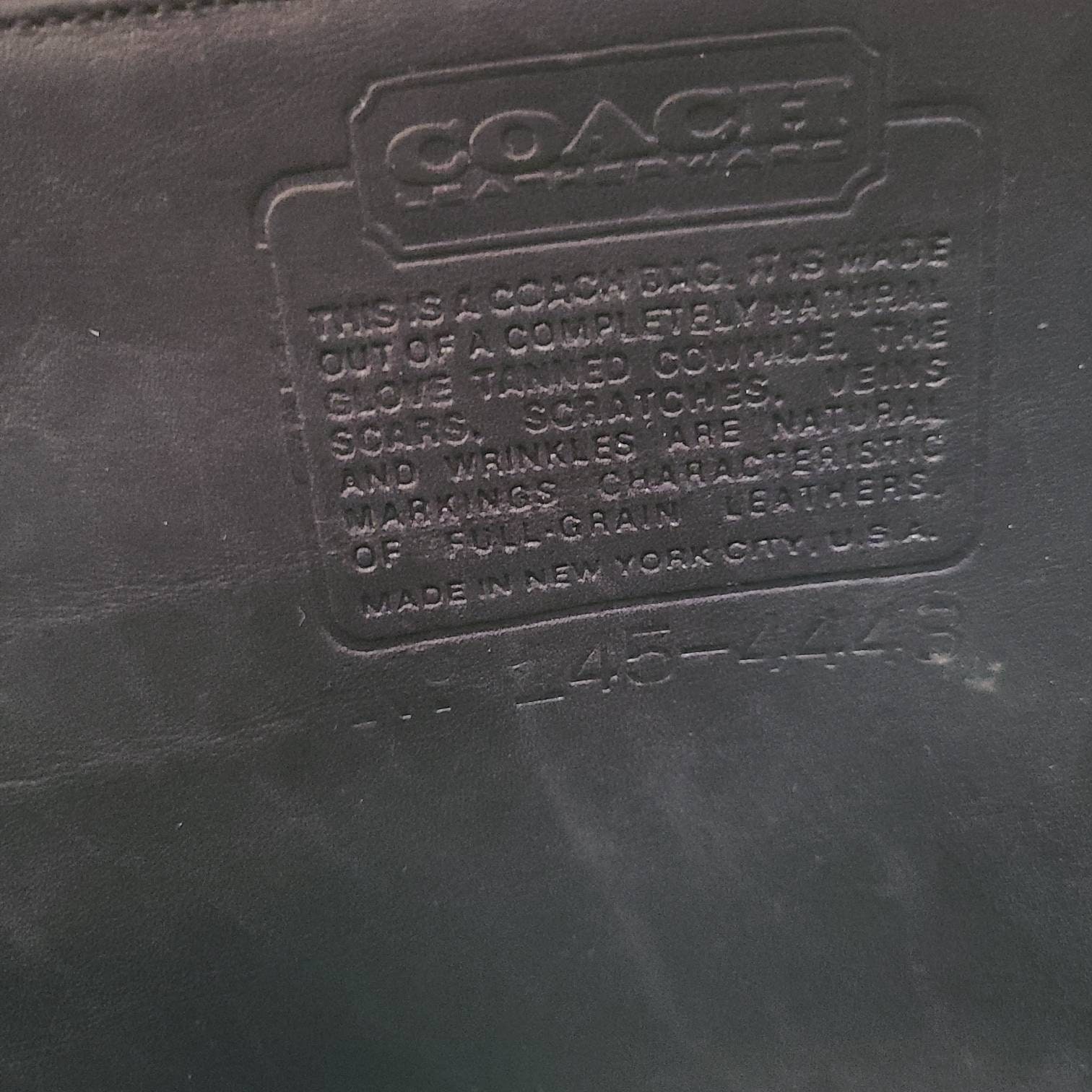 Vintage Coach Original NYC Black Classic Shoulder Bag | Etsy