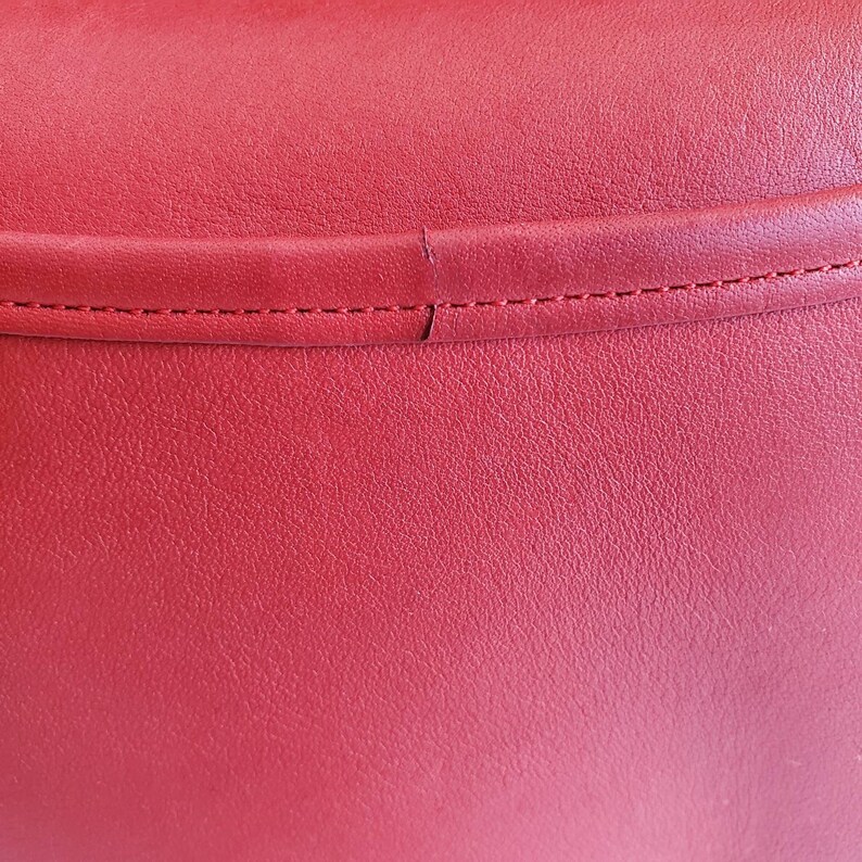 Vintage Coach Red Post Pouch Shoulder Crossbody Bag | Etsy