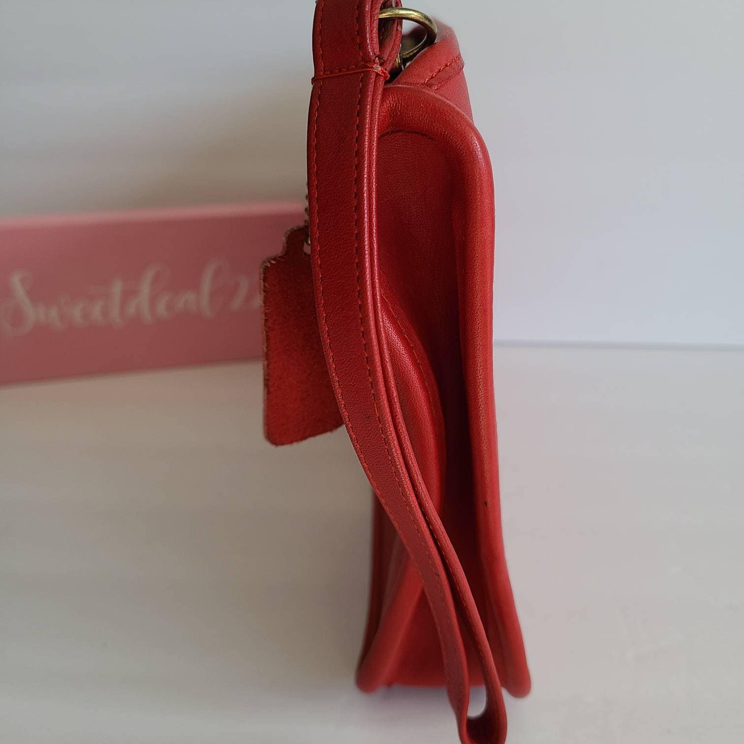 Vintage Coach NYC Red Standard Clutch Wristlet - Etsy