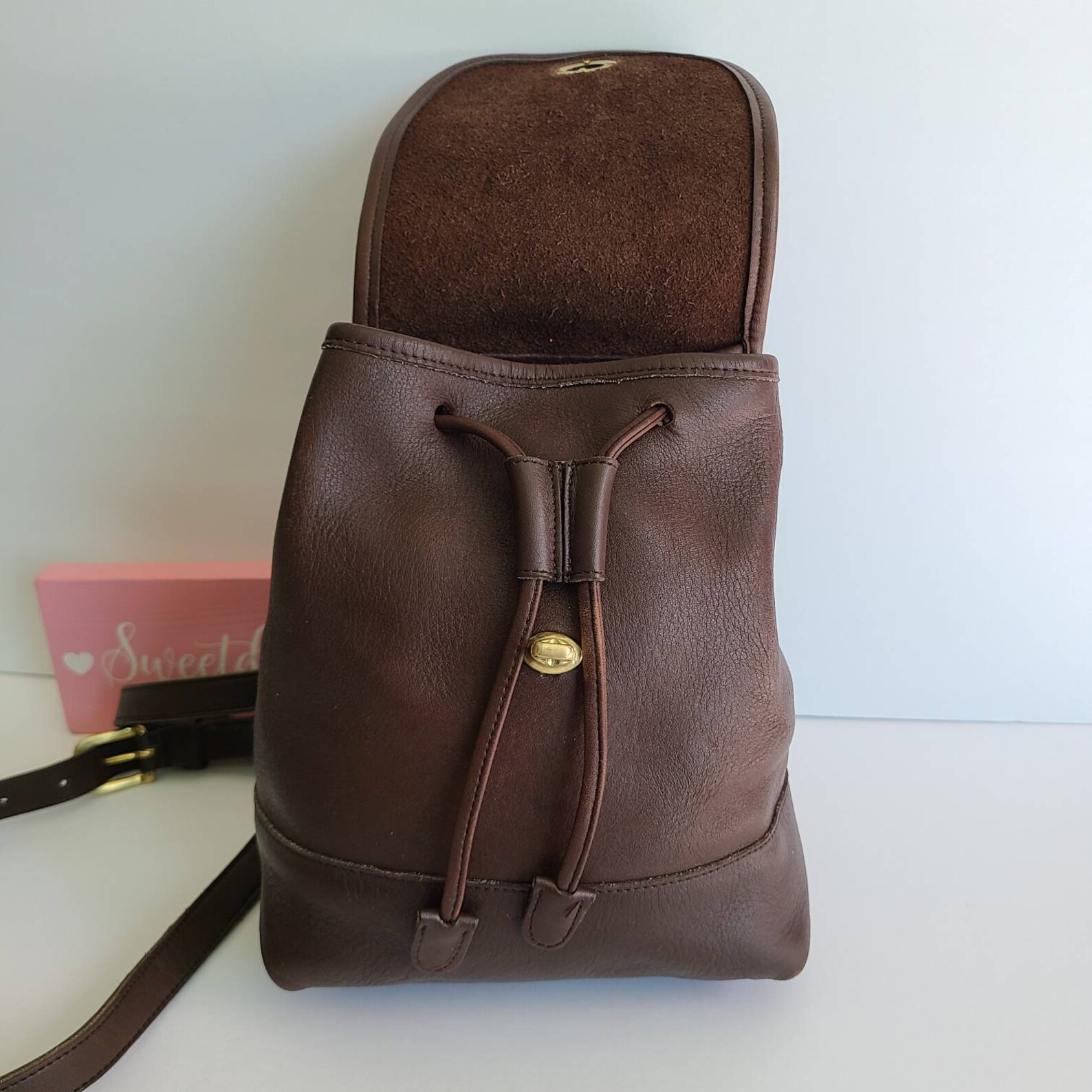 Vintage Coach Brown Mini Daypack Backpack - Etsy
