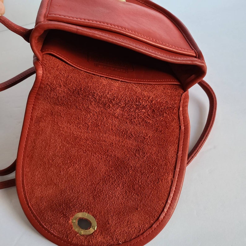 Vintage Coach Original Red Mini Bag - Etsy