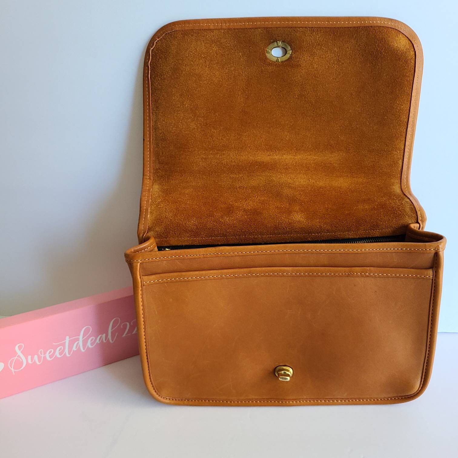 Vintage Coach Original NYC British Tan Convertible Clutch | Etsy