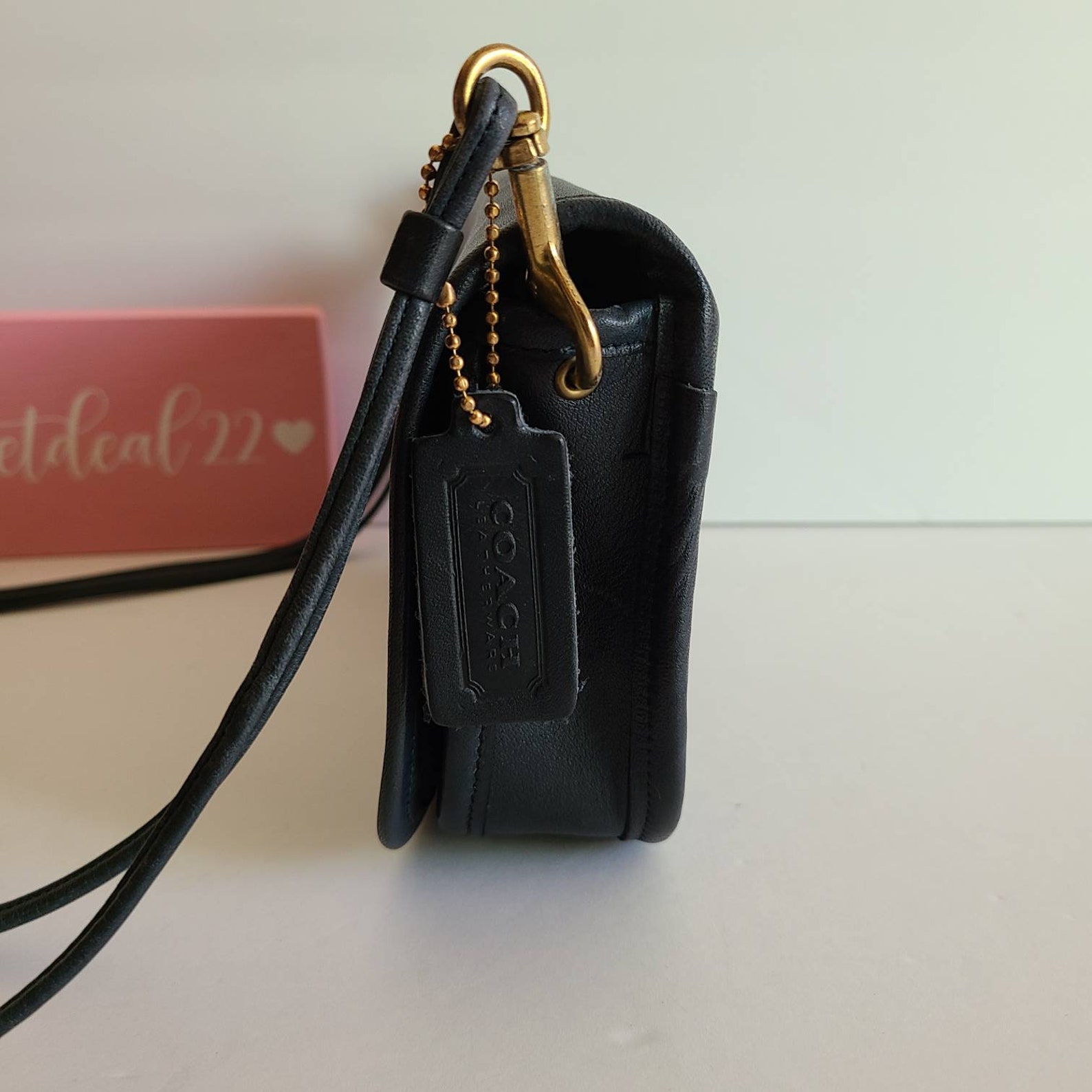 Vintage Coach Pre Creed Blue Dinky Shoulder Bag - Etsy