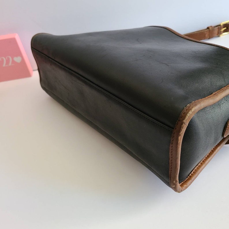 Vintage Coach Original Spectator Two Toned Swagger Shoulder - Etsy