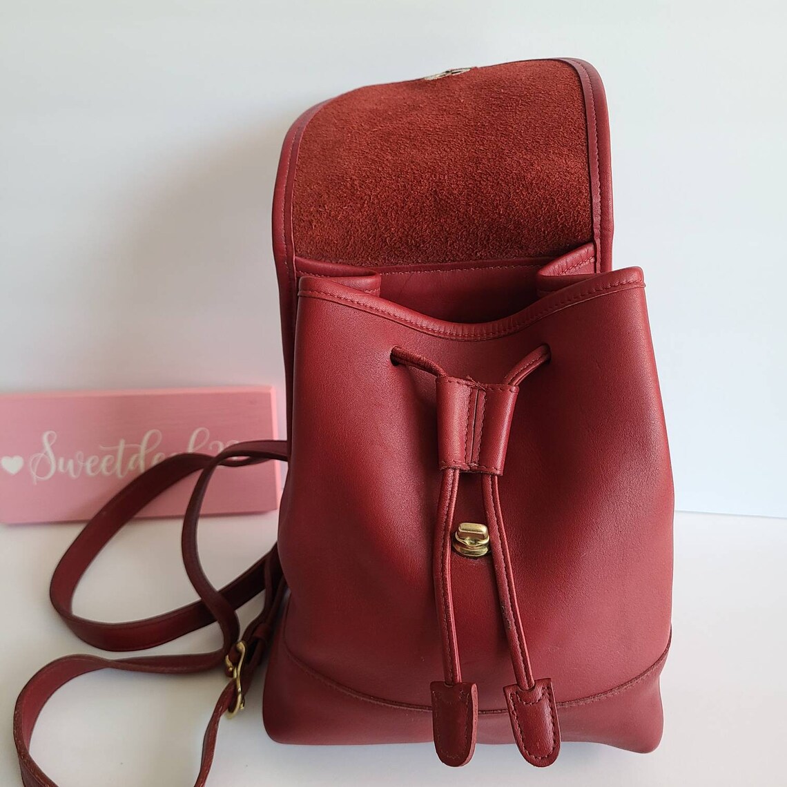 Vintage Coach Red Mini Daypack Backpack - Etsy