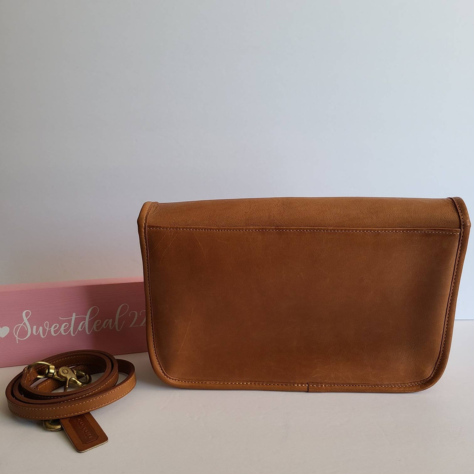 Vintage Coach Original NYC British Tan Convertible Clutch | Etsy