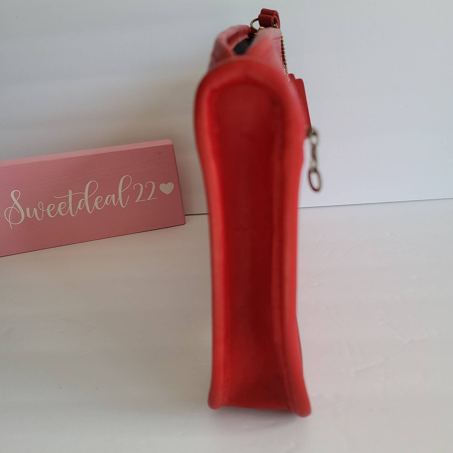 Vintage Coach NYC Red Standard Clutch Wristlet - Etsy