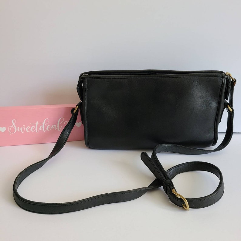 Vintage Coach Black Taylor Shoulder Bag - Etsy