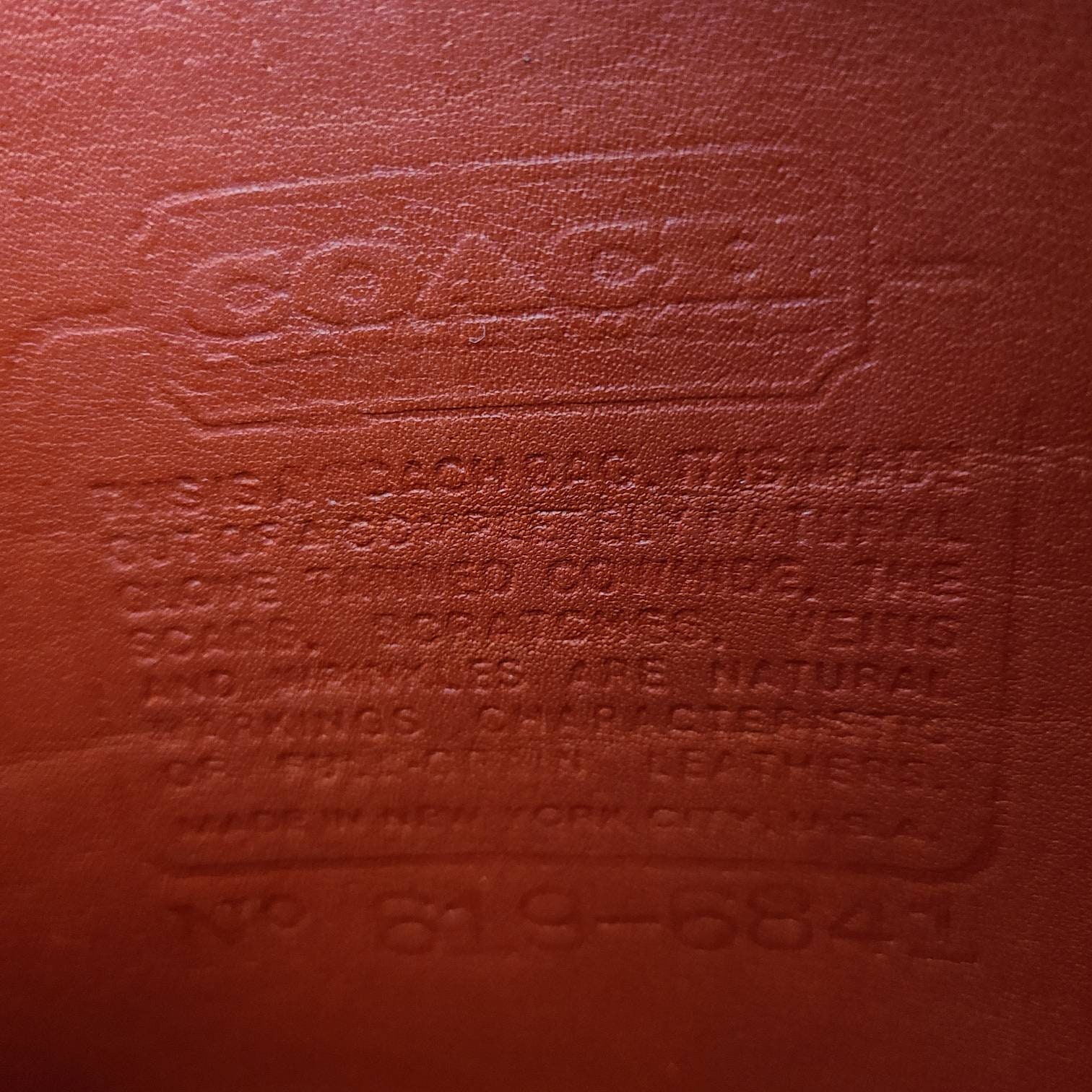 Vintage Coach Nyc Red Compact Pouch Shoulder Bag - Etsy