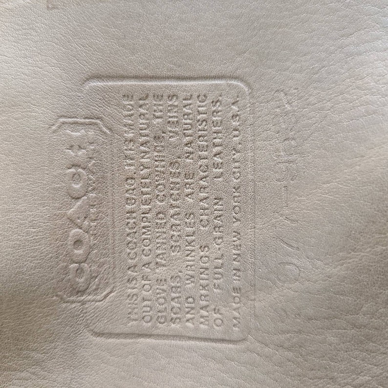 Vintage Coach Original NYC Putty Leather Madison Satchel - Etsy