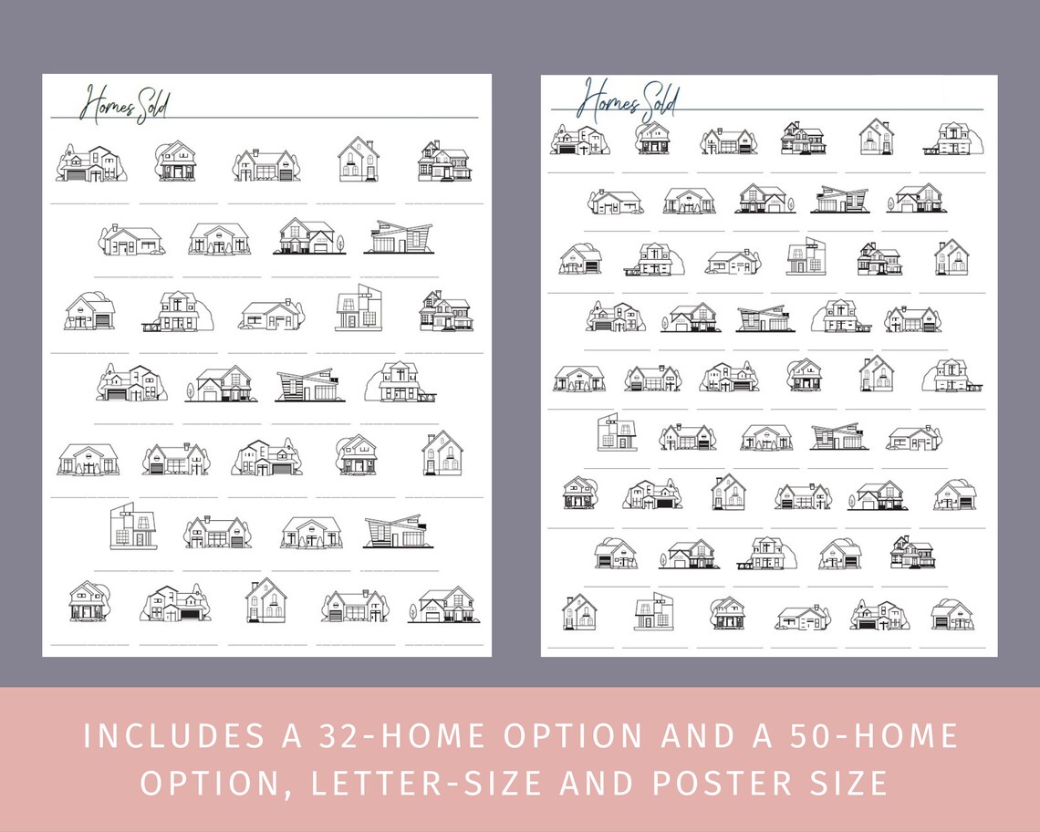 Homes Sold Tracker: a Fun, Visual Way for Busy Real Estate Agents to ...