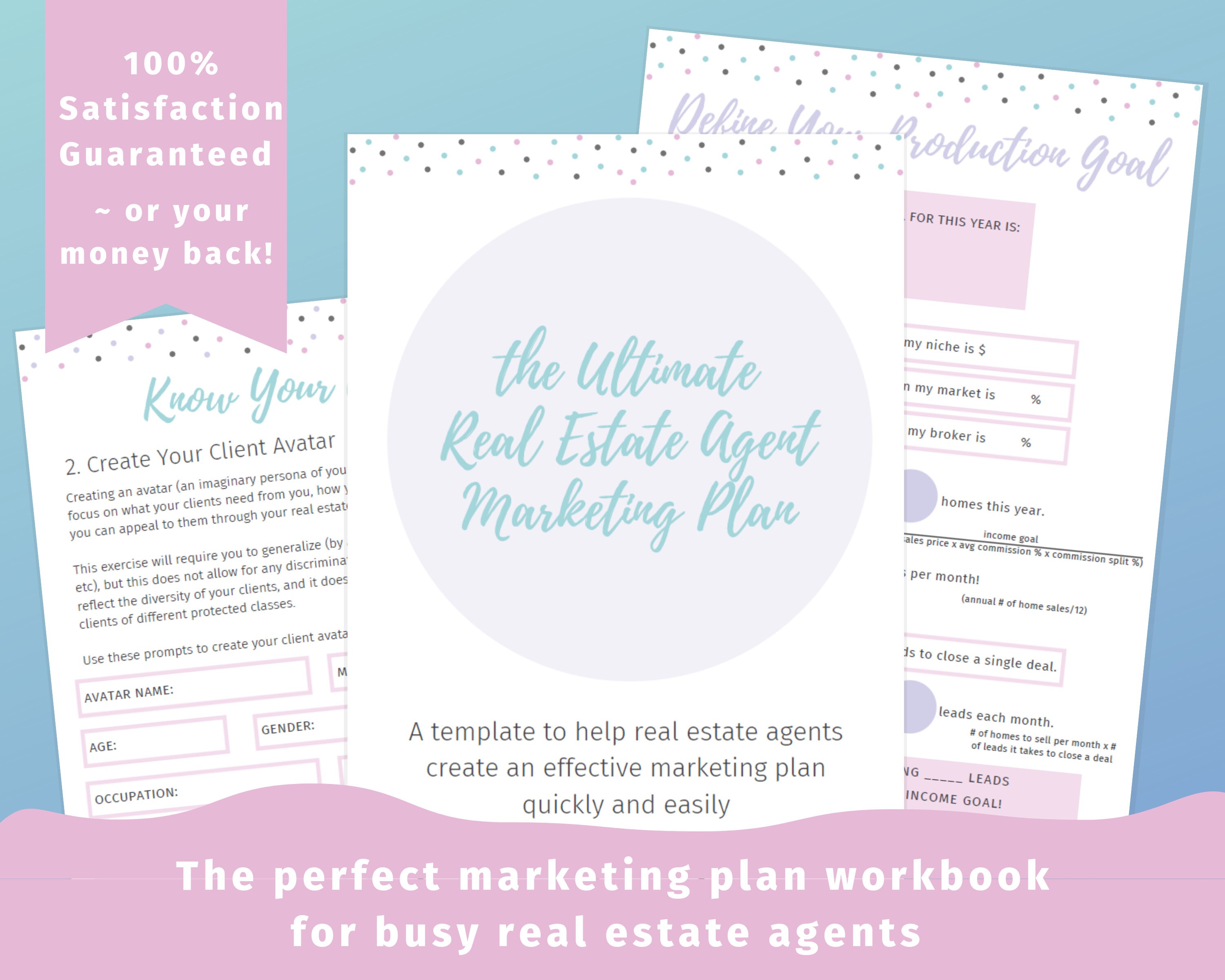 The Ultimate Real Estate Agent Marketing Plan: A workbook to | Etsy