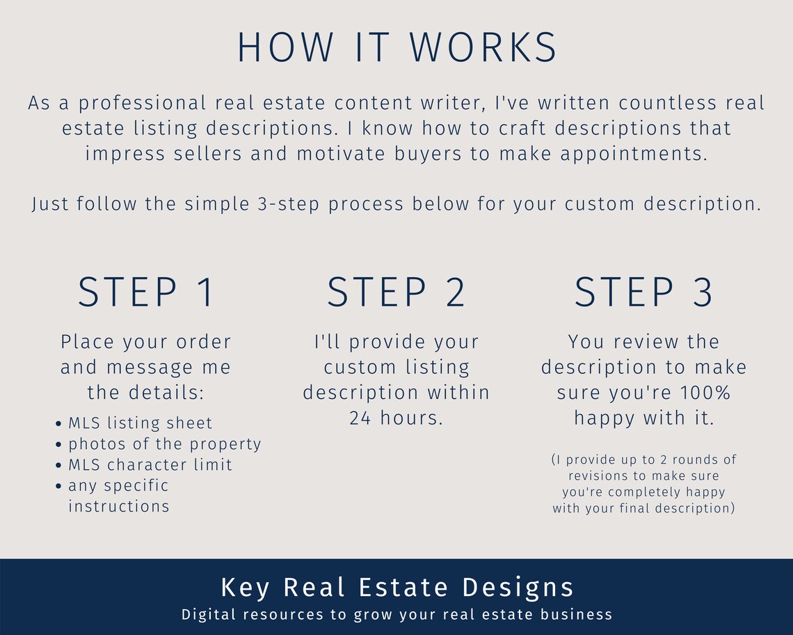 Custom Real Estate Listing Descriptions for Busy Real Estate Agents ...