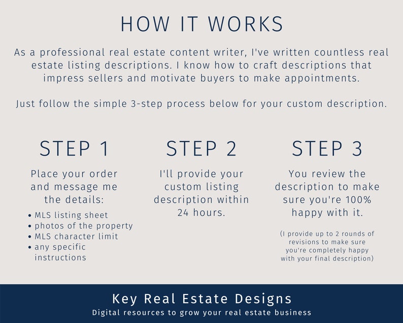 Custom Real Estate Listing Descriptions for Busy Real Estate Agents ...