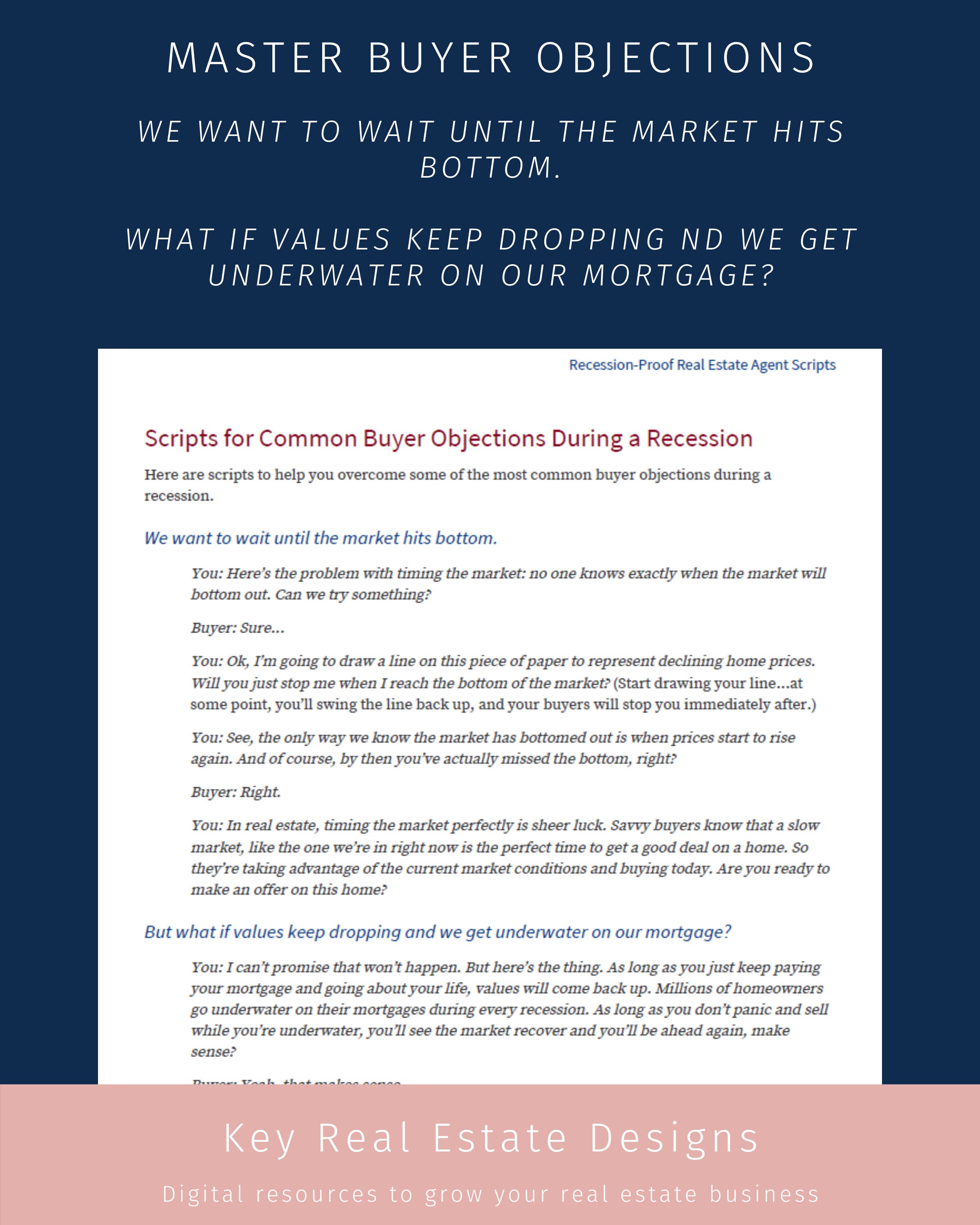 The Recession-proof Real Estate Script Guide Scipts to Help Real Estate ...