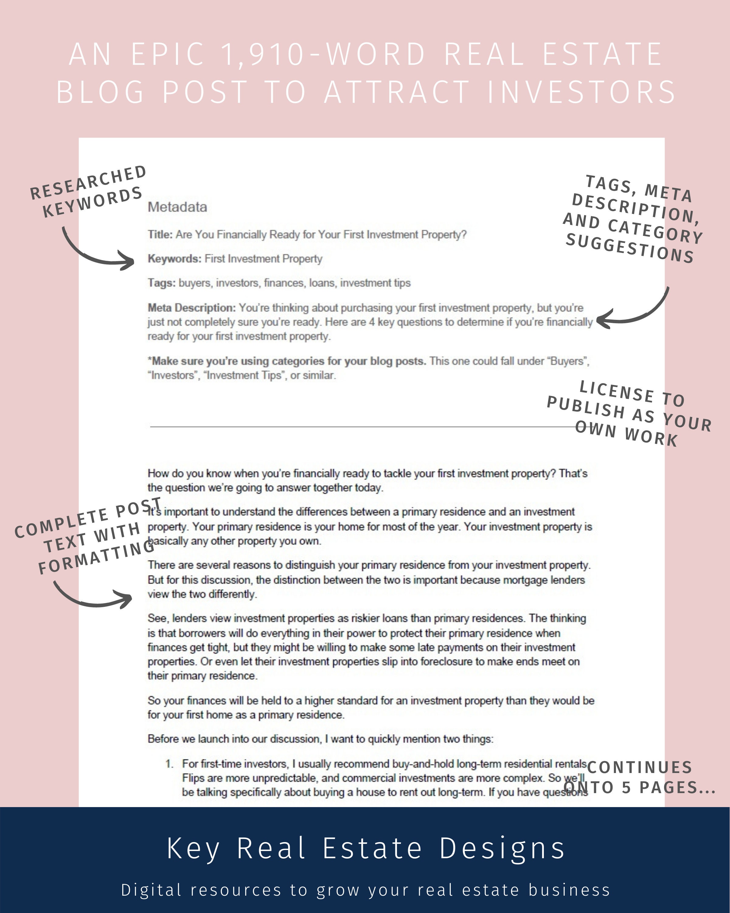 Ready-to-publish Real Estate Blog Post for Busy Real Estate Agents: Are ...
