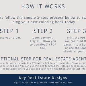 My New Home Coloring Book: for Realtors Who Want to Keep Kids Busy ...