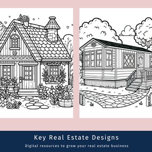 My New Home Coloring Book: for Realtors Who Want to Keep Kids Busy ...