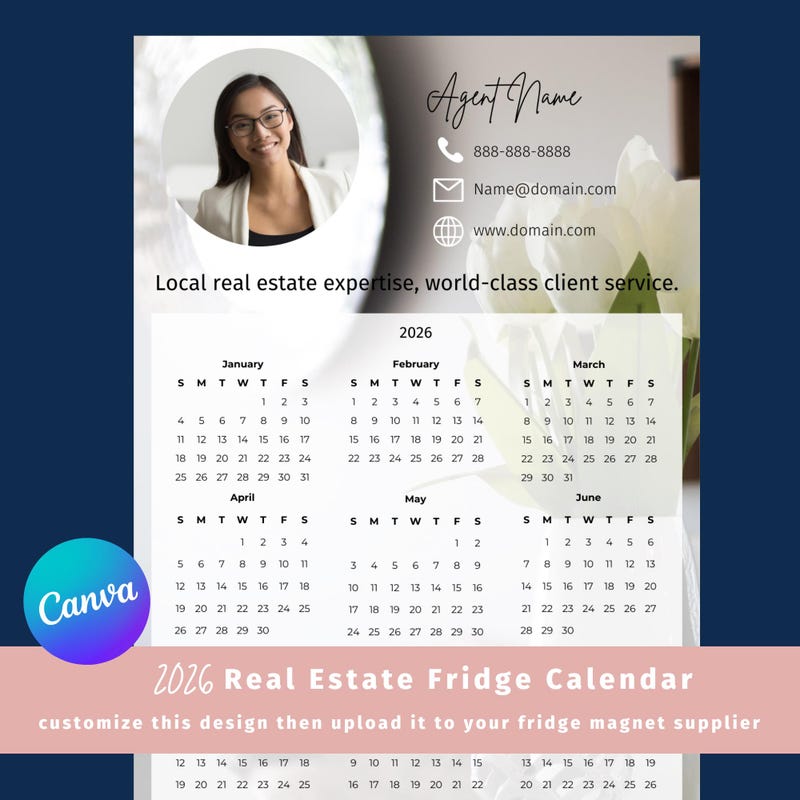 Calendars for Realtor - Etsy