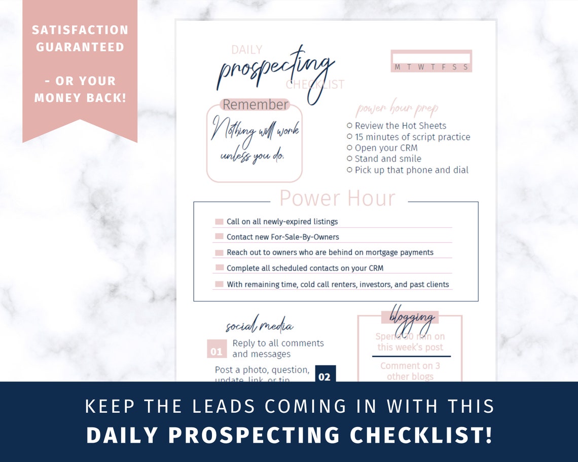 Real Estate Agent Starter Pack: Planner & Templates (digital Download ...