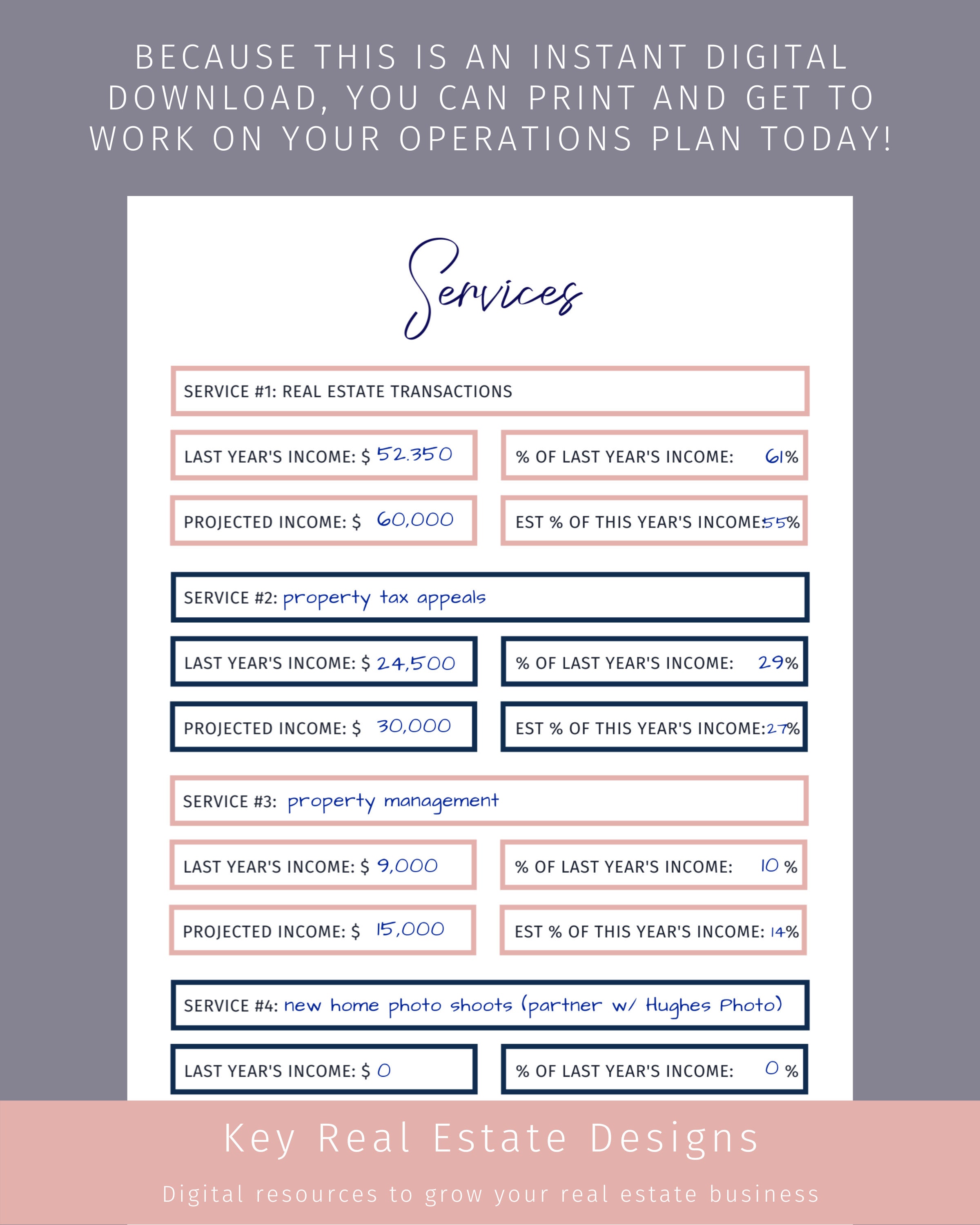 The Ultimate Real Estate Agent Operations Plan: A Workbook to Help Busy ...