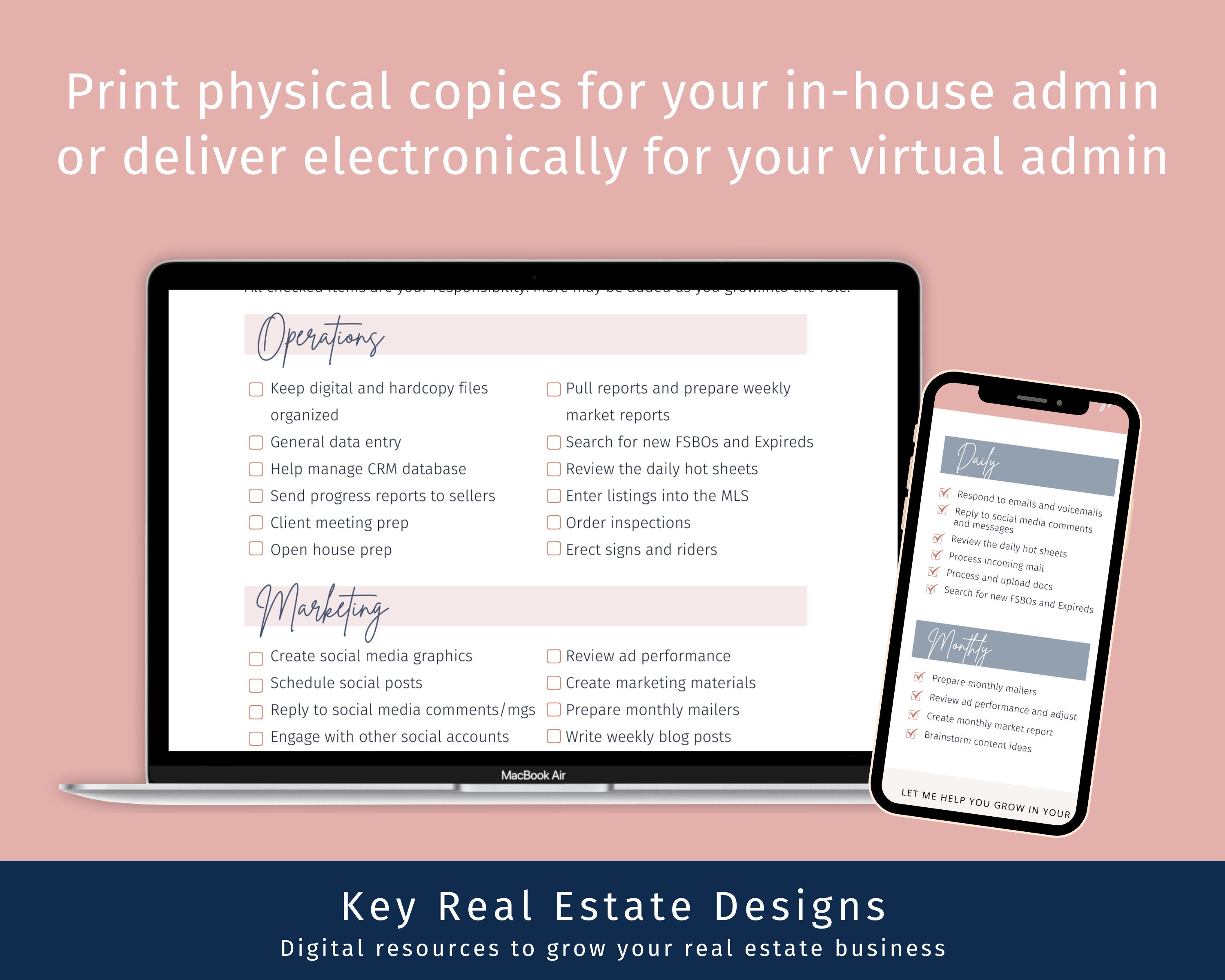 Real Estate Assistant Task List and Responsibilities List: Ideal for ...