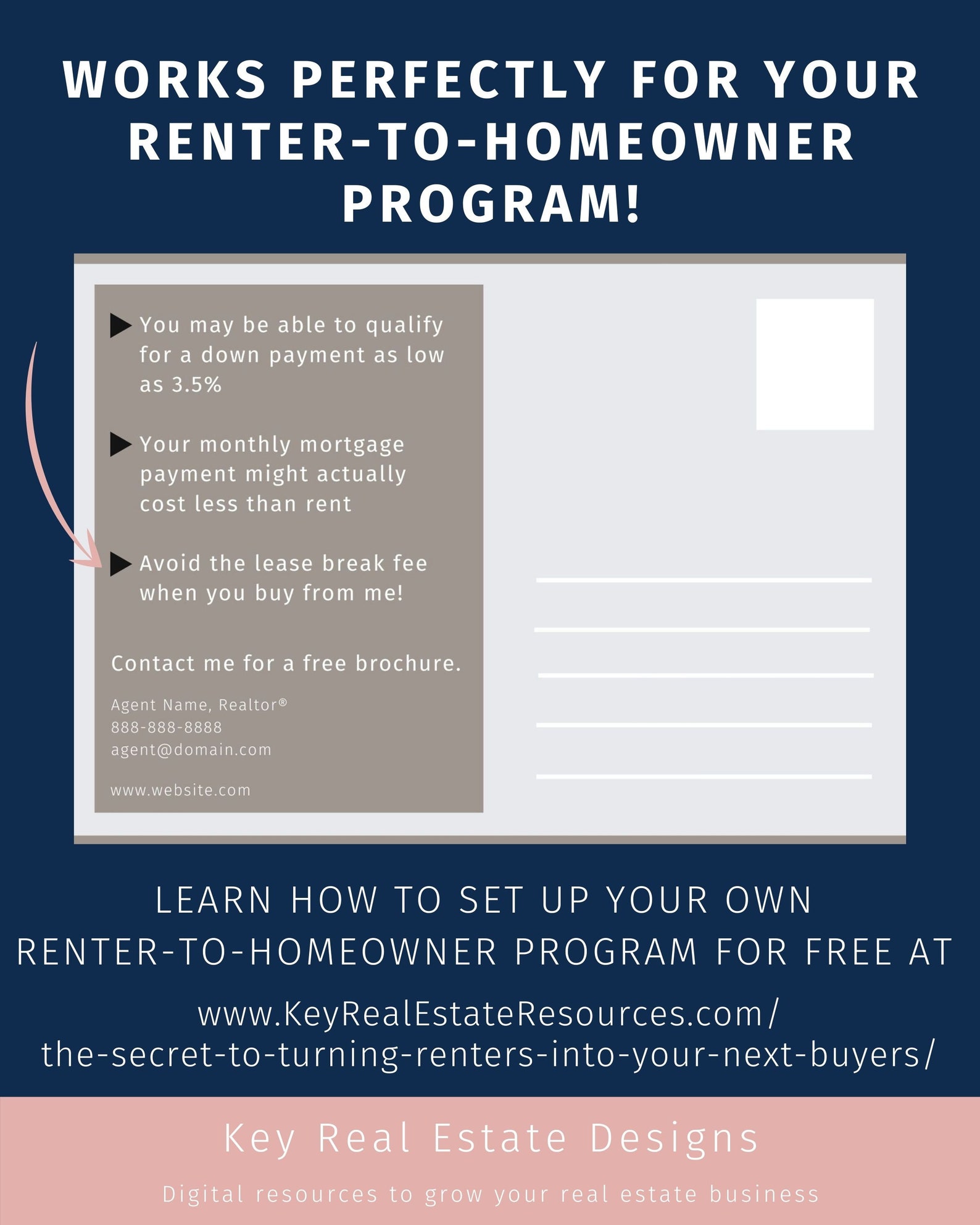 Real Estate Postcards for Renters: Real Estate Marketing Postcards in a ...