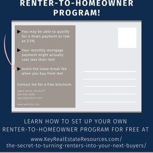Real Estate Postcards for Renters: Real Estate Marketing Postcards in a ...