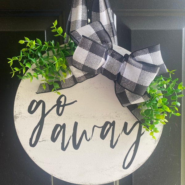 Go Away Sign - Etsy