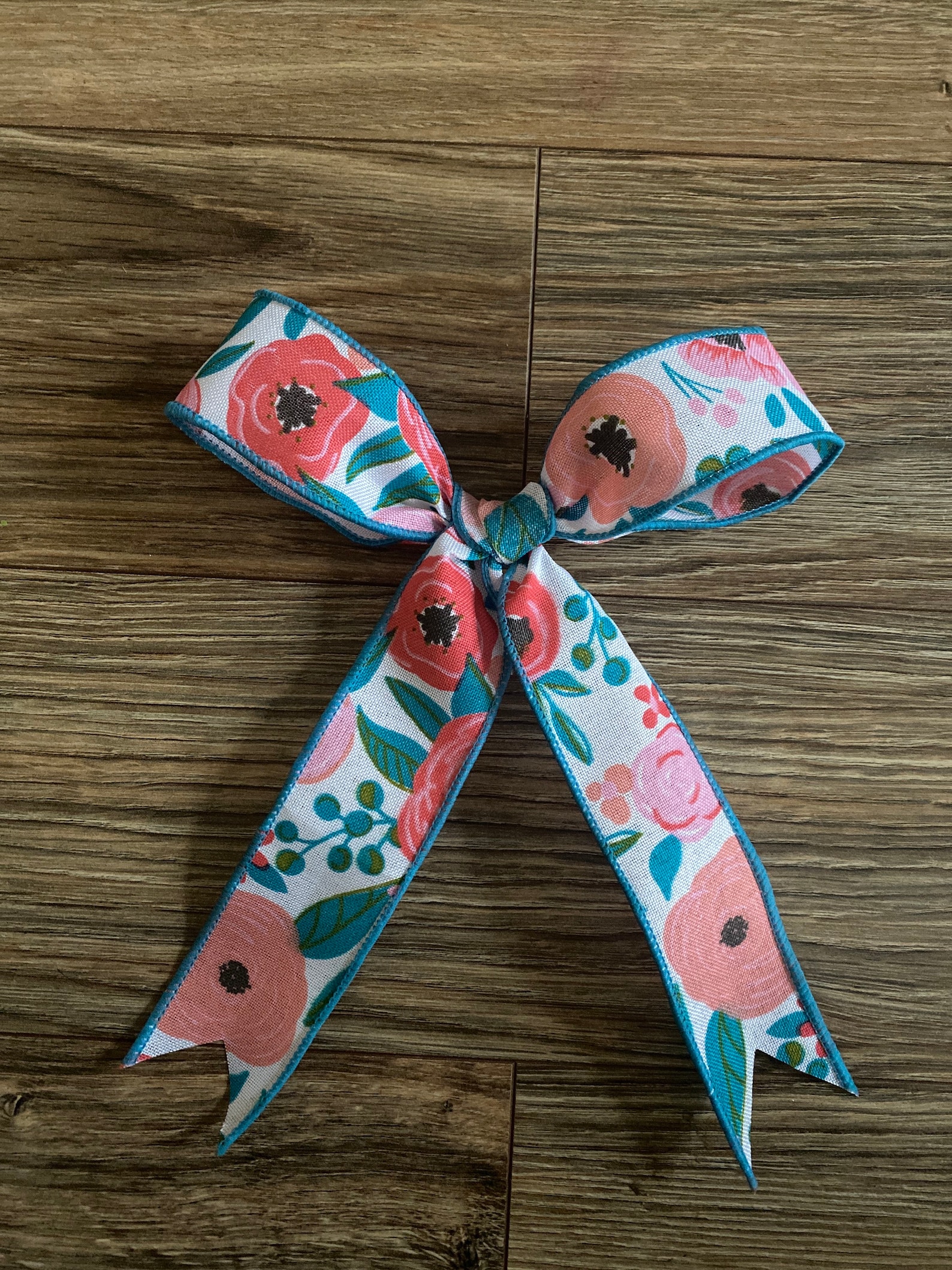 Premade Wreath Floral Looped Bow Pre Made Wreath Bow Wreath Etsy