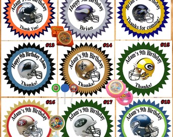 Nfl Custom Stickers - Etsy