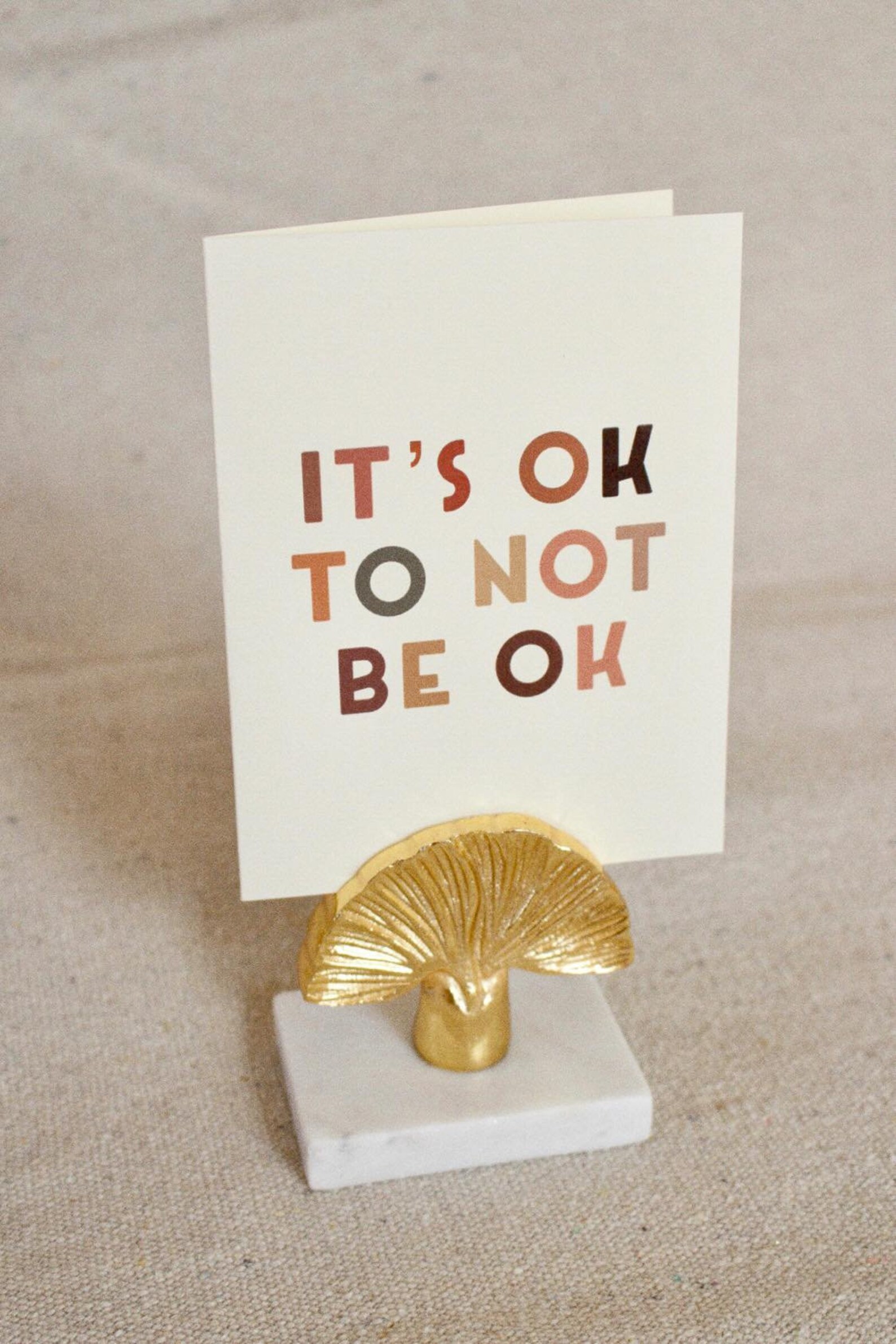 Es ist OK nicht OK sein / / Grußkarte | Etsy