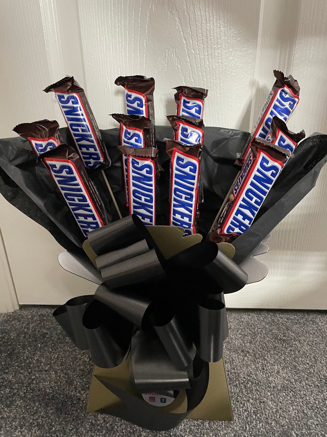 Snickers Chocolate Bouquet - Etsy