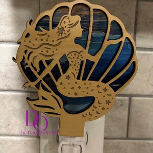 Mermaid Night Light - Etsy