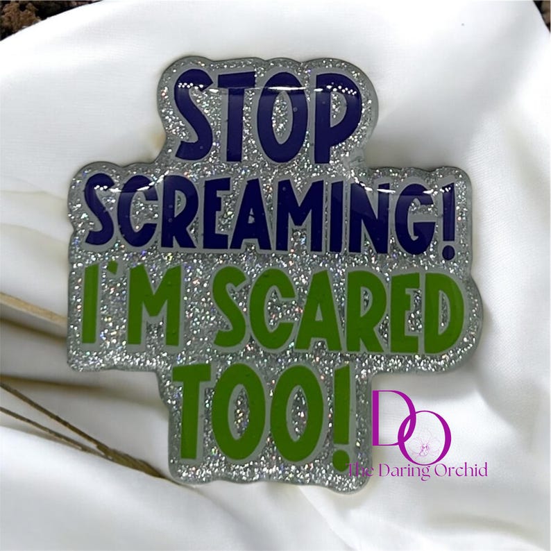 Stop Screaming, I'm Scared Too! Topper Only, Nurse, LPN - Etsy