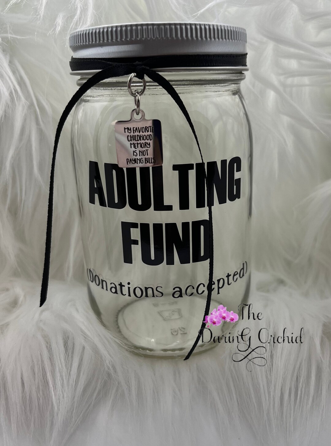 Adulting Fund (donations Accepted) Jar Bank. Welcome to Adulthood Gift ...
