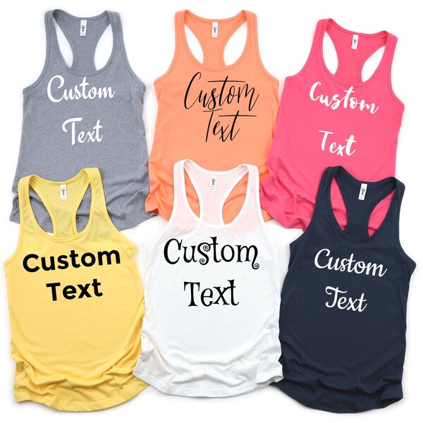 Racer Back Tank - Etsy