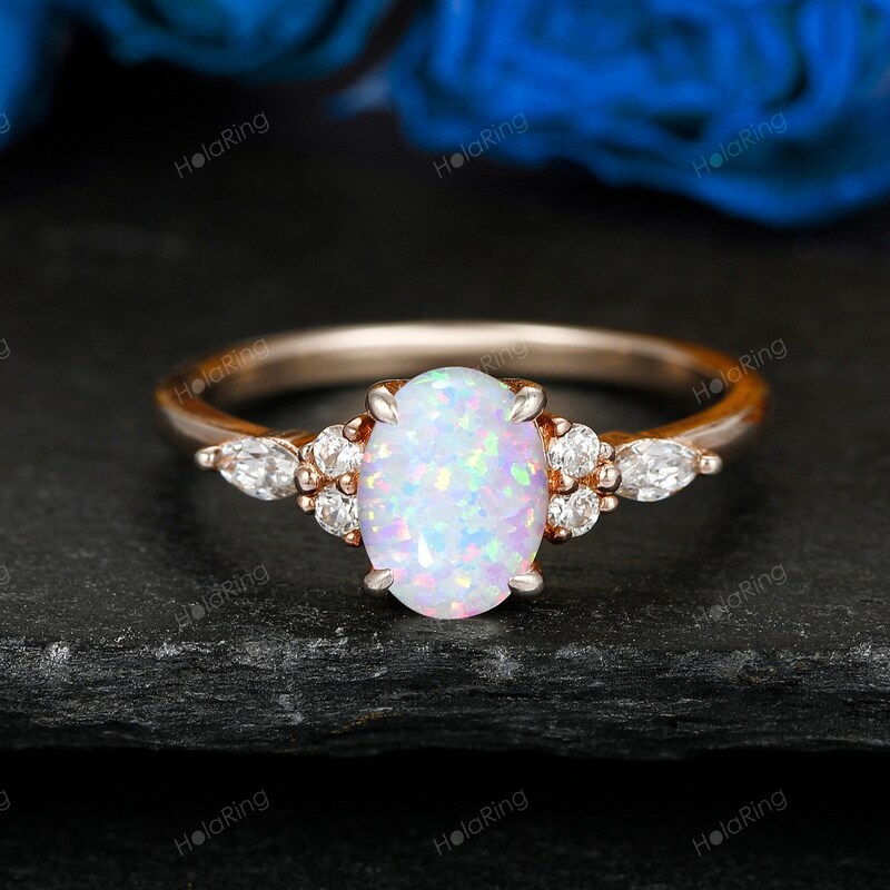 Opal Rings - Etsy